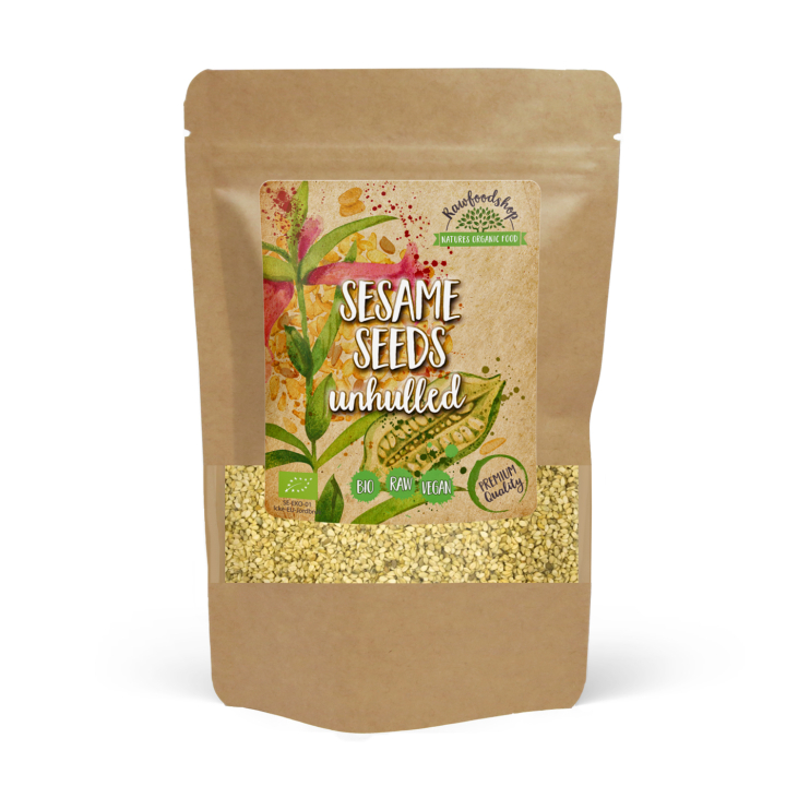 Sesamfrø med skal ØKO 1kg | Frø - Spisekammer - Råvarer & Drikke